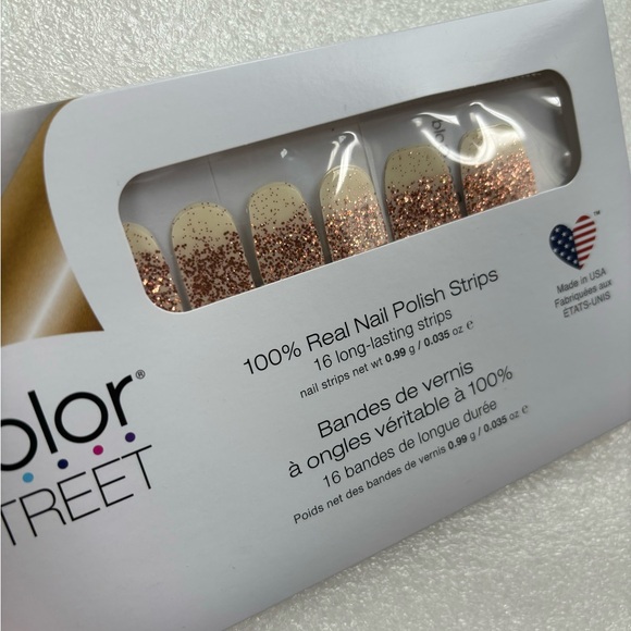 Color Street | Makeup | New Color Street Coming Up Rose Gold Glitter ...